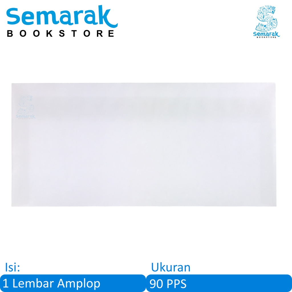 Jual Paperline Plain Envelope Amplop Putih No.90: 110 x 230 mm | Shopee ...