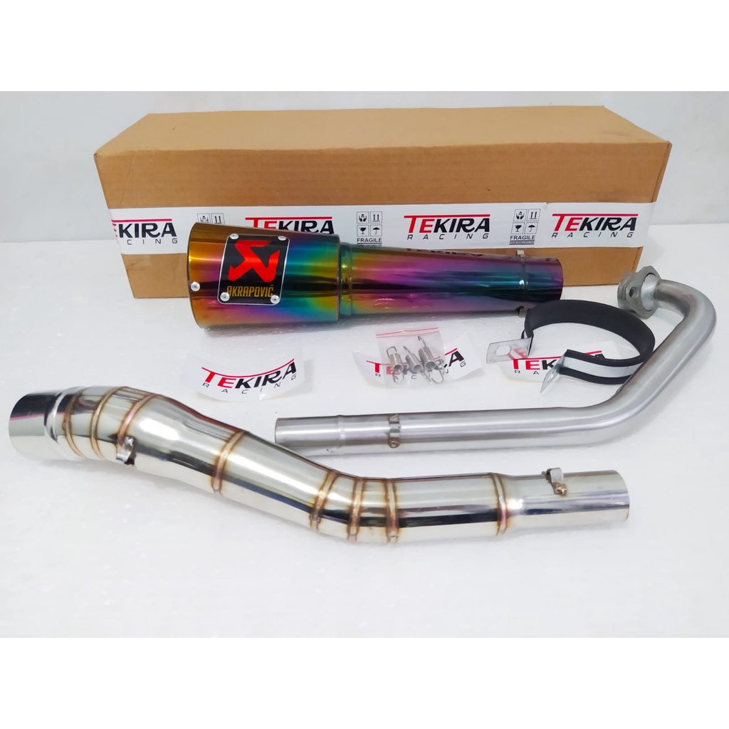 Jual Knalpot Akrapovic GP M2 Supra Gtr Fit x 110 125 150 Absolute Revo Blade Karisma Smash ...