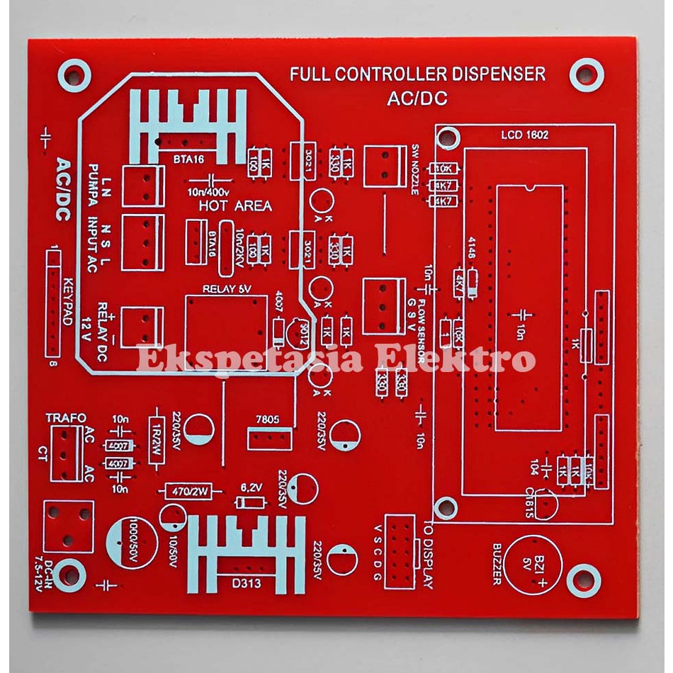 Jual Pcb Cpu Pom Mini Ac Dc Bahan Pertinak Shopee Indonesia