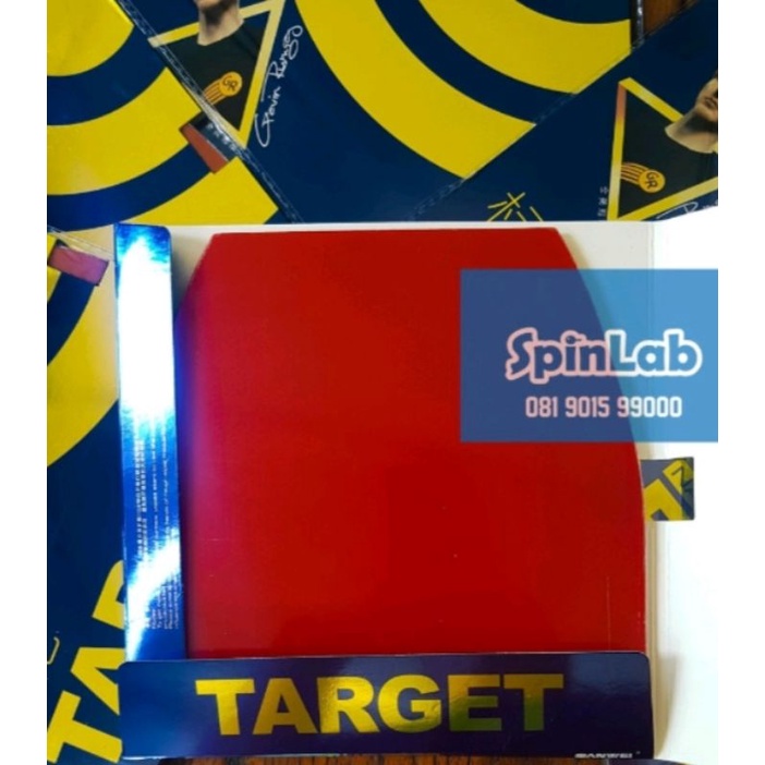 Jual Karet Pingpong Tenis Meja SANWEI Target National Blue Sponge ...