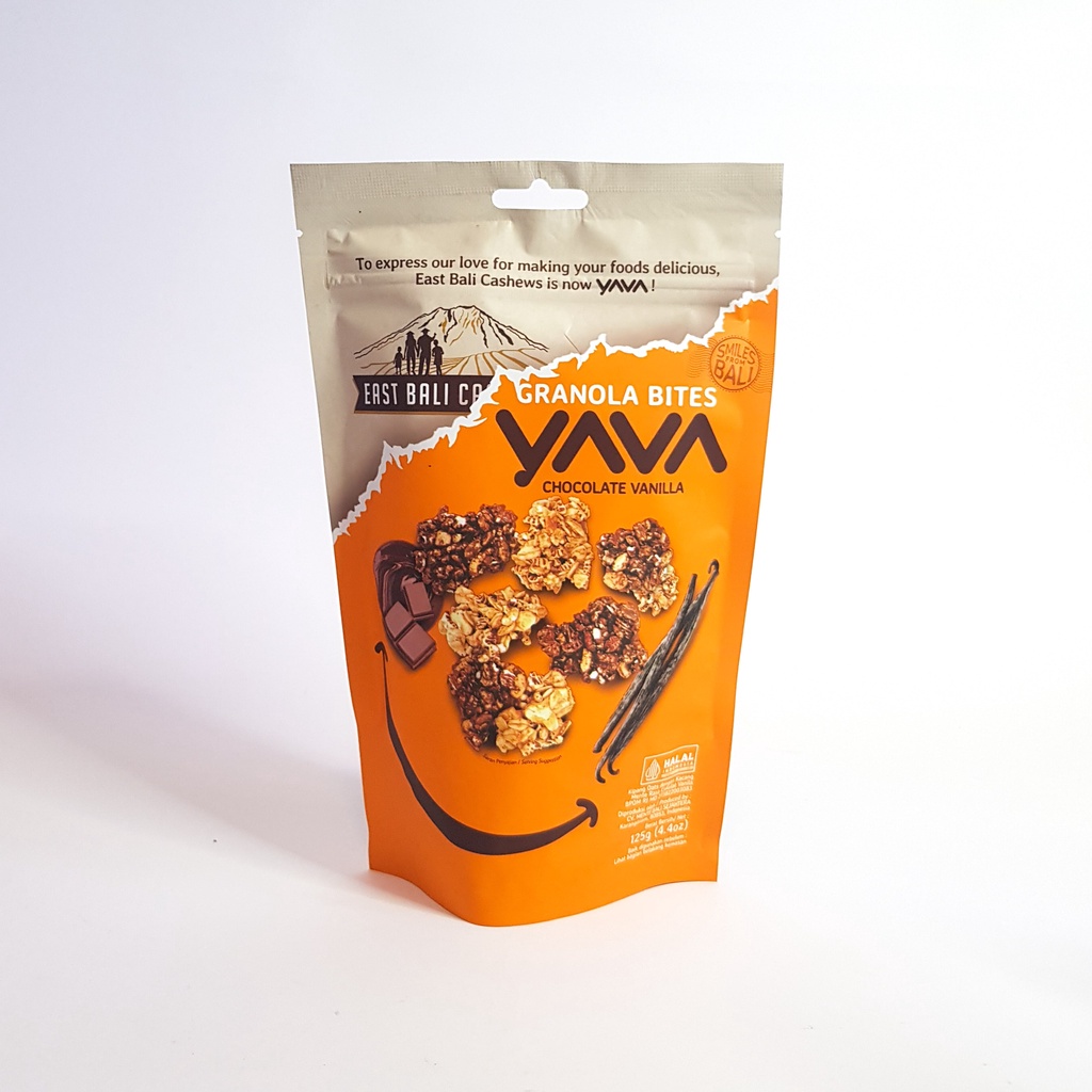 Jual Granola Bites Popcorn Yava East Bali Cashew 125 gr | Shopee Indonesia