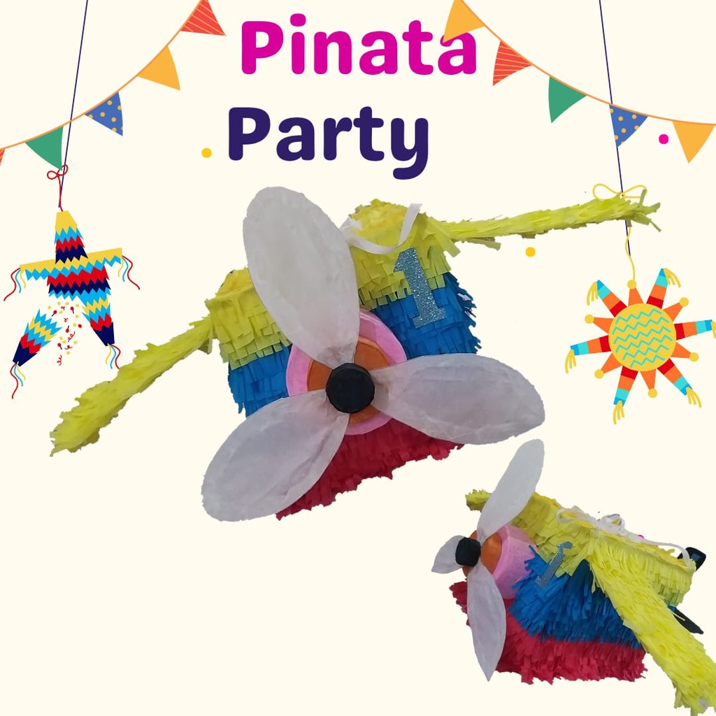 Jual PINATA PUKUL 3D AEROPLANE PESAWAT TERBANG BALING-BALING | Shopee ...