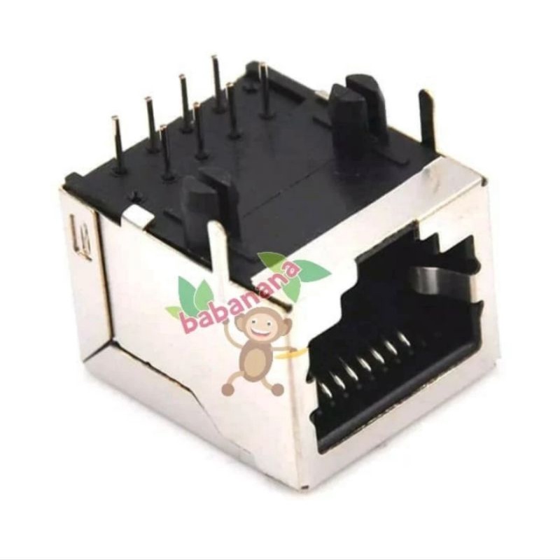 Jual Konektor RJ45 Female 8P8C PCB 8 Pin Lan | Shopee Indonesia