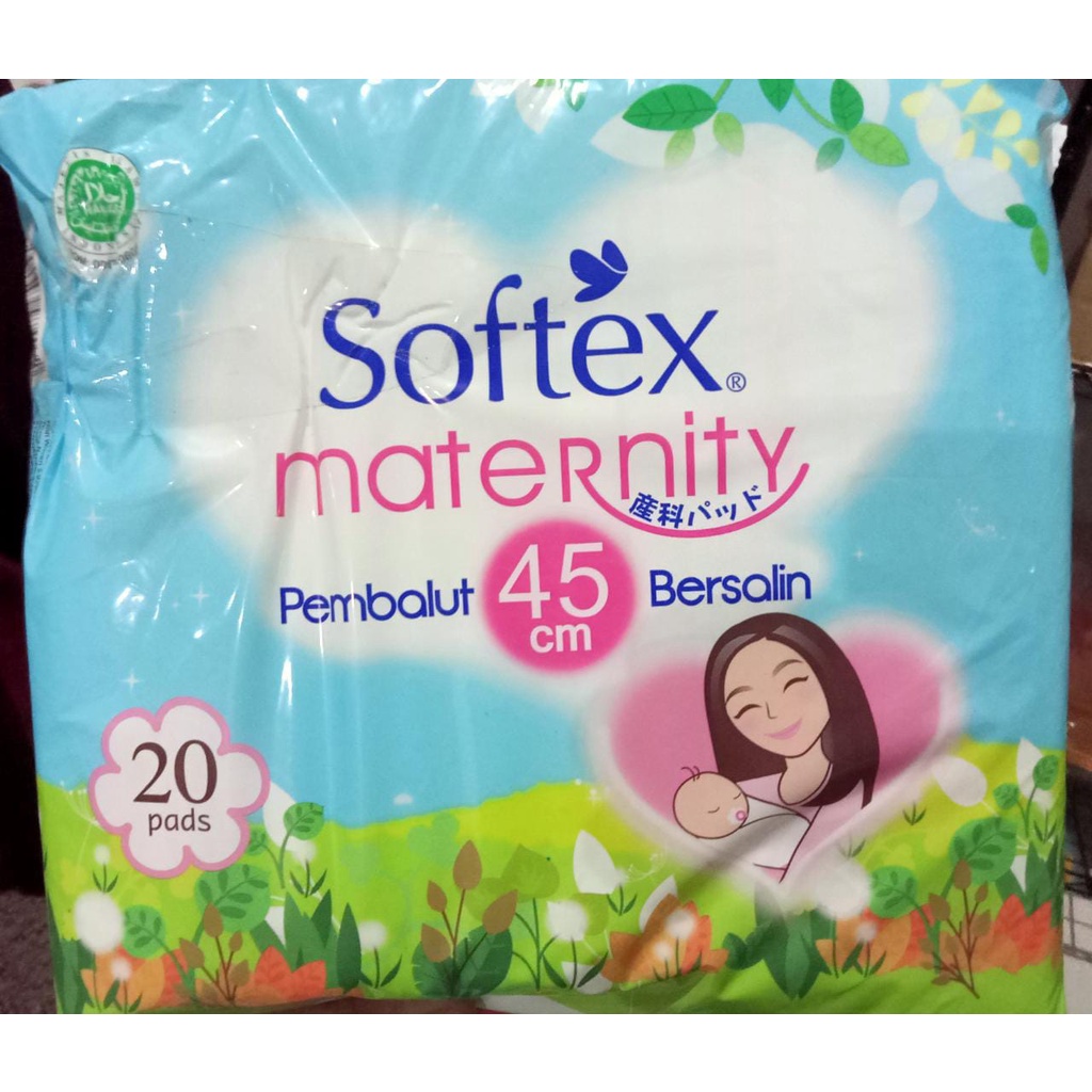 Jual SOFTEX MATERNITY PEMBALUT 45CM 20S 10S BERSALIN HAMIL NIFAS ...