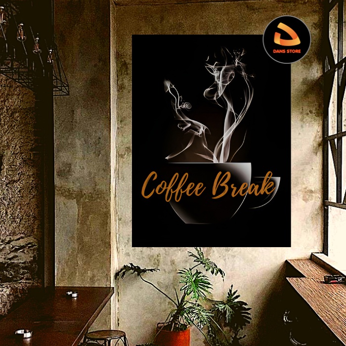 Jual Poster Kayu Cafe Resto Hiasan Dinding Warkop dan Resto CF36 ...