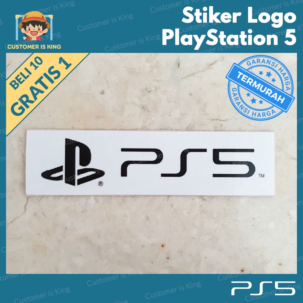 Jual Stiker Sticker PS5 PS 5 Playstation 5 Logo | (BELI 10 GRATIS 1 ...
