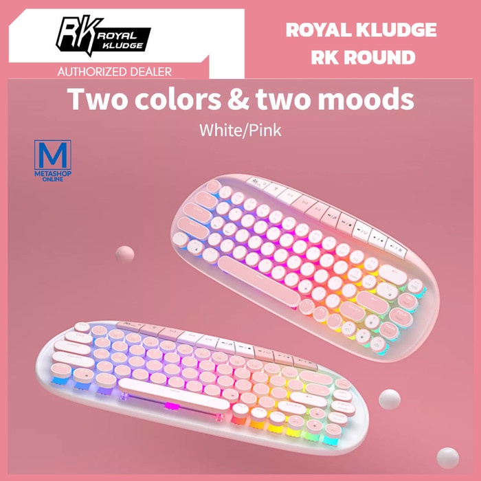Jual ROYAL KLUDGE RK ROUND MECHANICAL KEYBOARD GAMING RGB HOTSWAP 68 ...