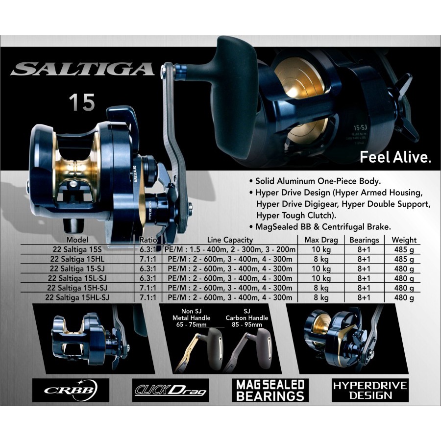 Jual REEL OH DAIWA SALTIGA 15 Series GARANSI RESMI | Shopee Indonesia