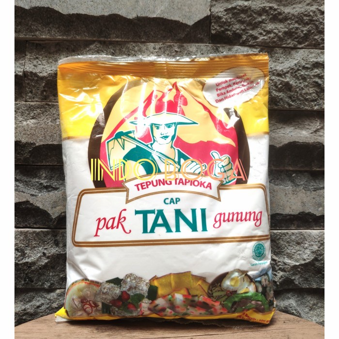 Jual tepung tapioka pak tani gunung 500gr / rose brand tepung tapioka ...