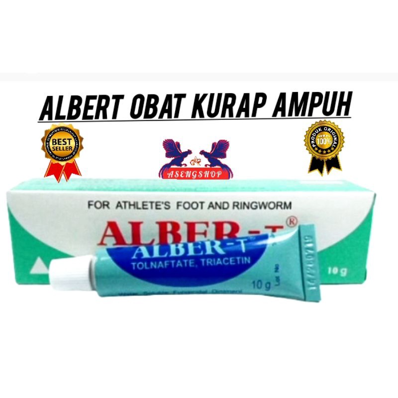 Jual ALBERT / ALBER T 100% Original Thailand Salep Obat Kurap Jamur ...