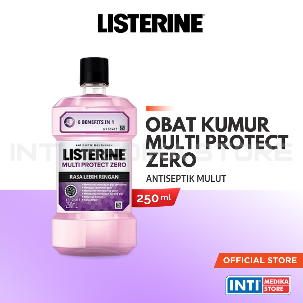 Jual LISTERINE - Obat Kumur MULTI PROTECT ZERO Antiseptik Mulut ...