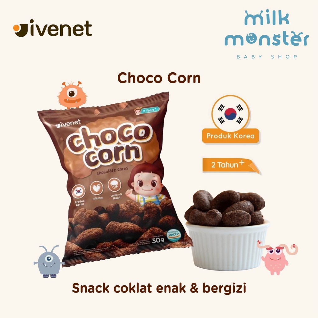 Jual Ivenet Choco Corn / Snack Jajanan Cemilan Coklat Bayi dan Anak ...
