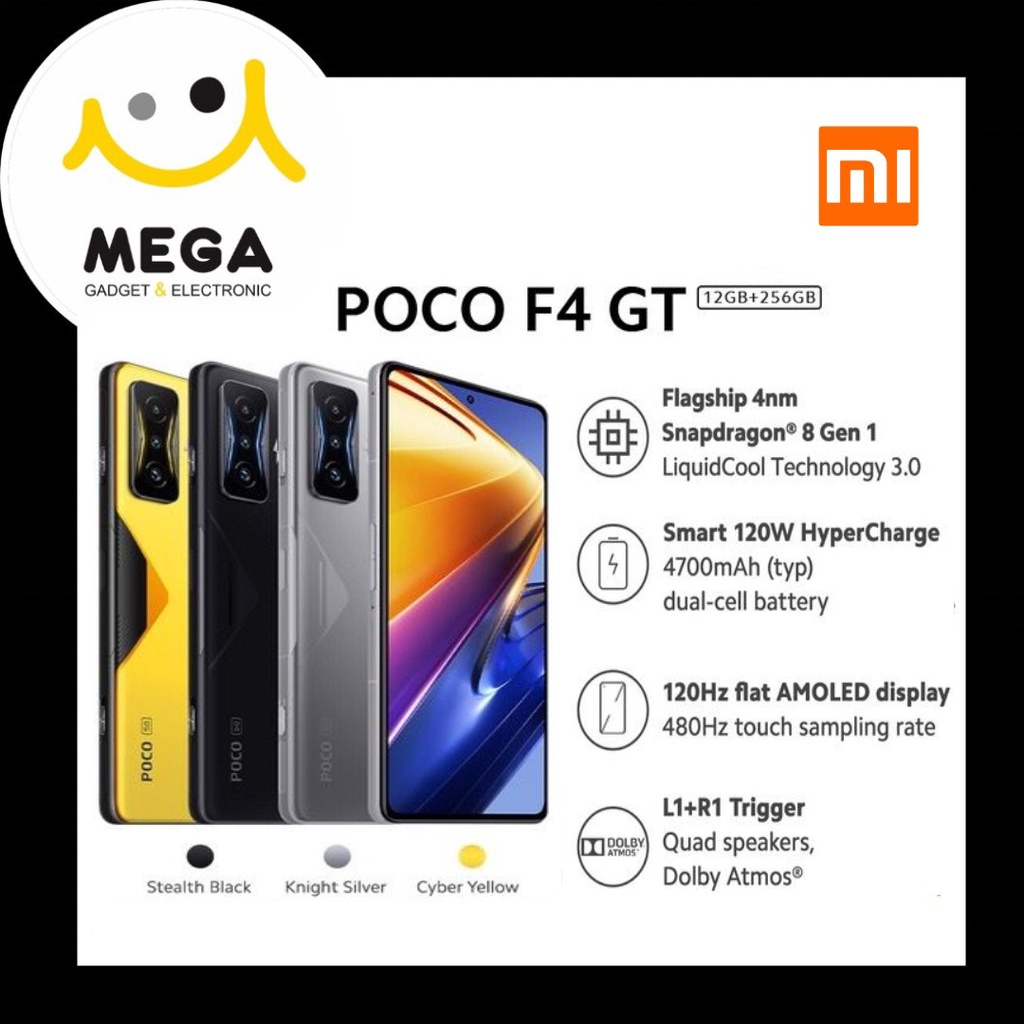 Jual Xiaomi Poco F4 GT 12GB + 256GB Garansi Resmi Xiaomi Indonesia | Shopee Indonesia