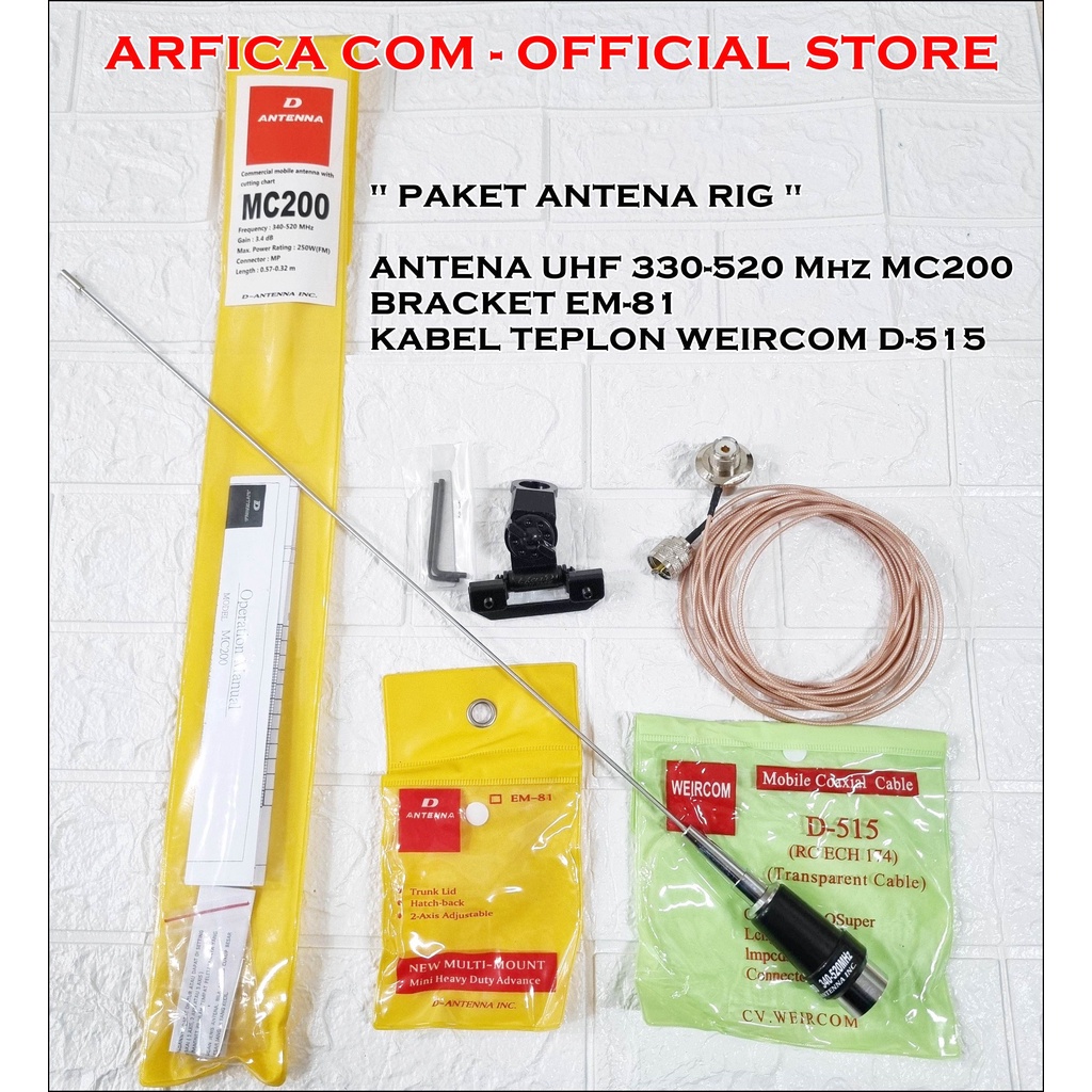 Jual ANTENA RADIO RIG MOTOROLA XIR M3688 RADION RM 3500 GM 3688 MC 200 ...