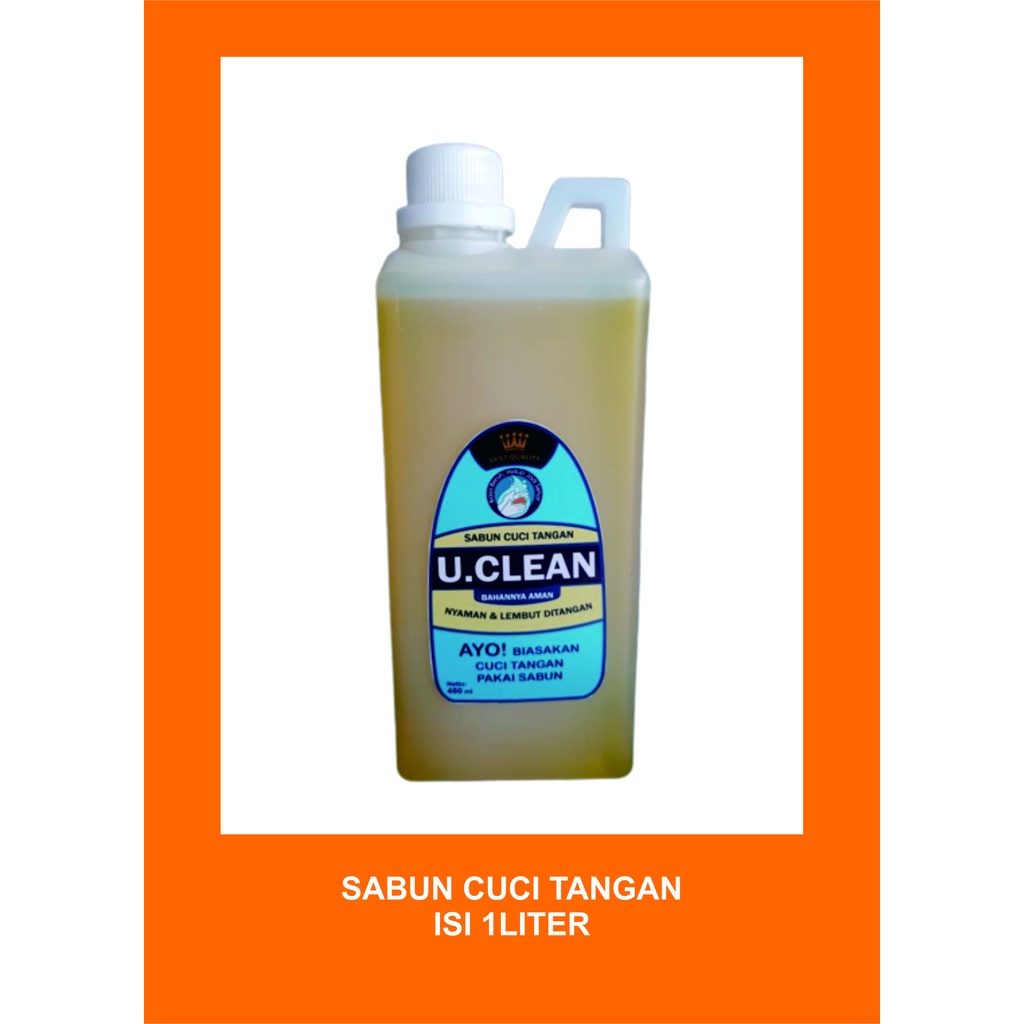 Jual U-CLEAN SABUN PENCUCI TANGAN, Hand Soap Handwash Snap Clean 1 ...