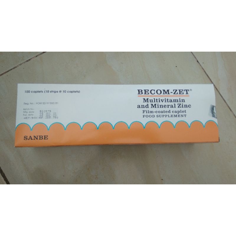 Jual Becom-zet ||box isi 10 strips|| | Shopee Indonesia