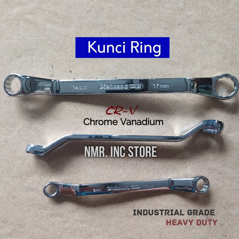 Jual Kunci Ring CR-V 8 9 10 11 12 13 14 15 16 17 18 19 21 22 24 mm ...