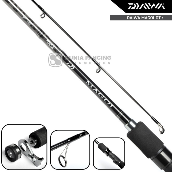 Jual Joran Spinning DAIWA MAGOI GT | MAGOI MX GT Pilih Ukuran - Magoi GT, 562MHS | Shopee Indonesia