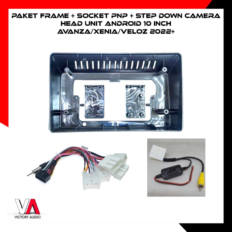 Jual Paket Frame + Socket PNP + Step Down Camera Head Unit Android 10 ...