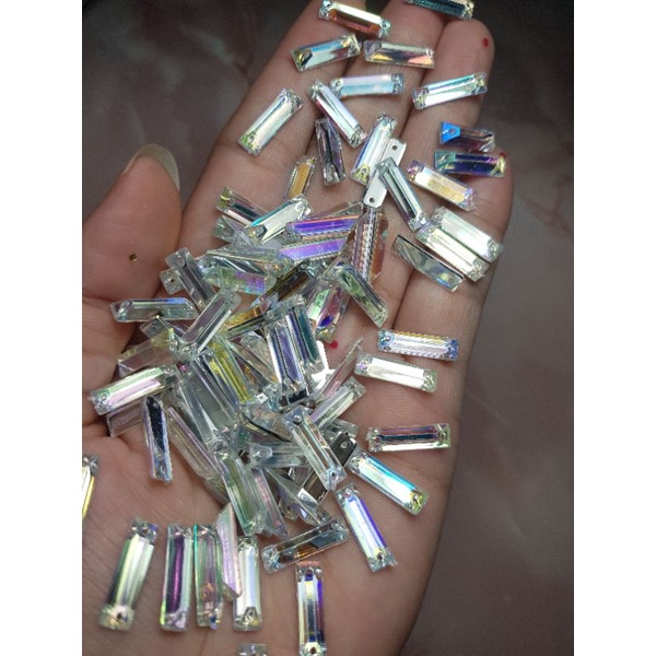 Jual payet persegi panjang, payet BALOK, isi 130 biji & 60bji payet ...