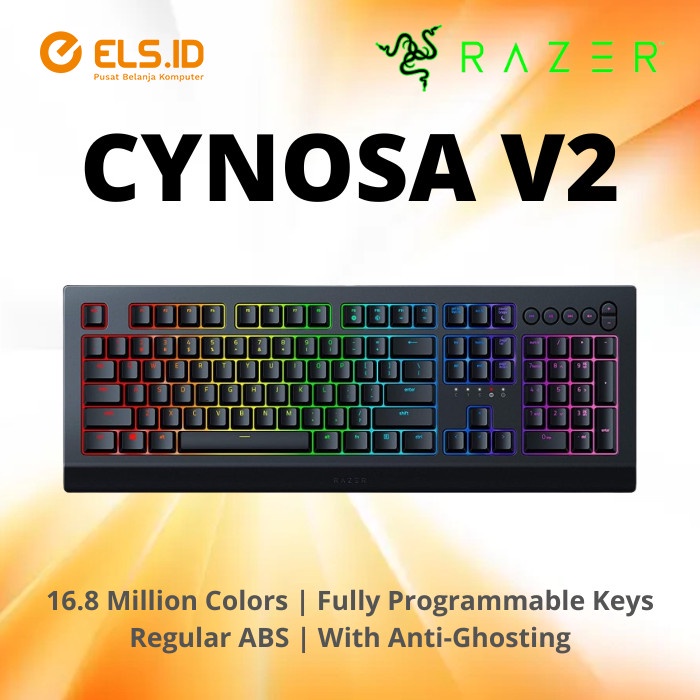 Jual Razer Cynosa V2 Keyboard Gaming RGB | Shopee Indonesia