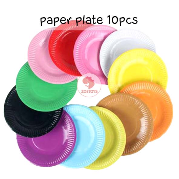 Jual Zoetoys Paper Plate Cup 10 pcs | Birthday Party Decoration Kids ...