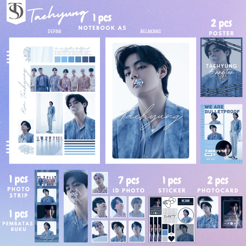 Jual READY WITH BOX !! PAKET HEMAT NOTEBOOK BTS - FANKIT BTS | NOTEBOOK ...