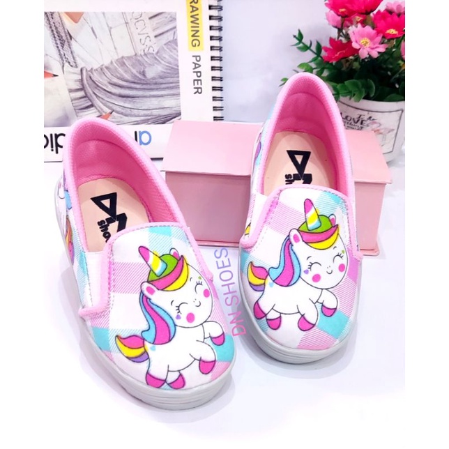 Jual Sepatu Anak Perempuan Slip On Anak Sepatu Flat Anak Perempuan Lucu ...