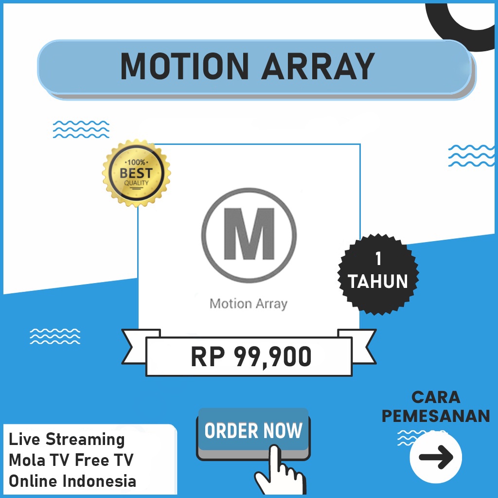 Jual Motion Array Premium 1 Tahun Bergaransi - Video Creation Made Easy | Shopee Indonesia