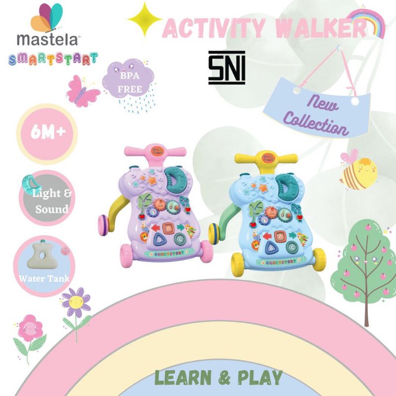 Jual Baby Walker apollo alat belajar jalan activity pust Walker mastela ...