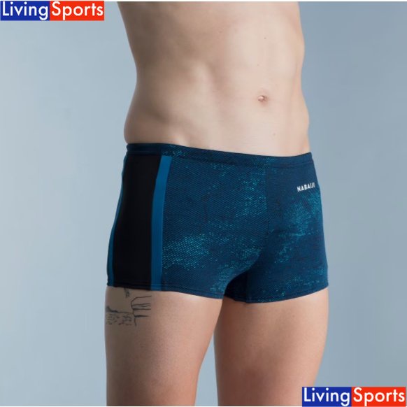 Jual Celana Boxer Renang Pria Men's Swimming Boxers Yoko Black Blue ...