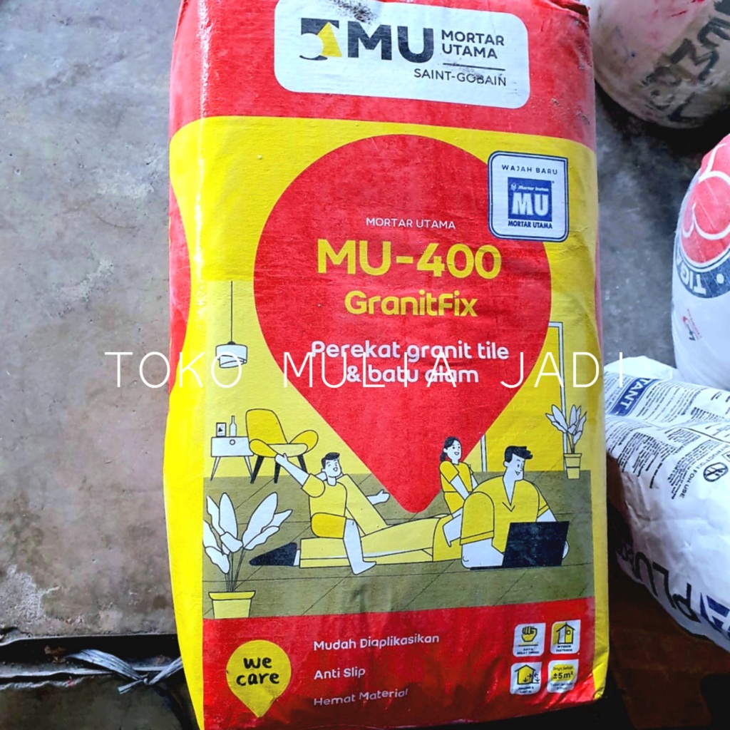 Jual Mortar Utama MU 400 GranitFix 25 kg / semen pasang perekat granit ...