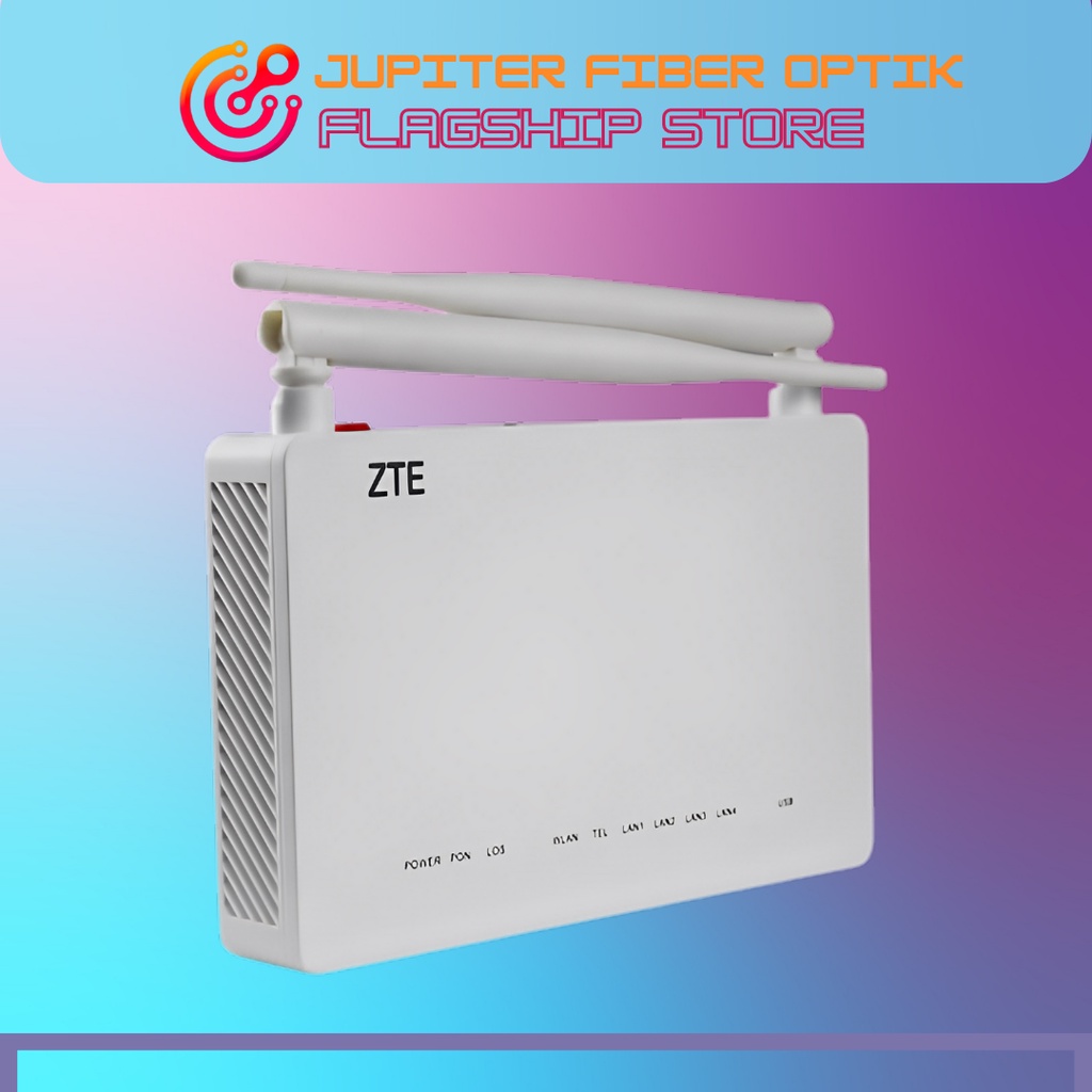 Jual ZTE F660 V8.0 GPON ONU 1GE+3FE+WIFI4 (2EXTERNAL ANTENA) | Shopee Indonesia