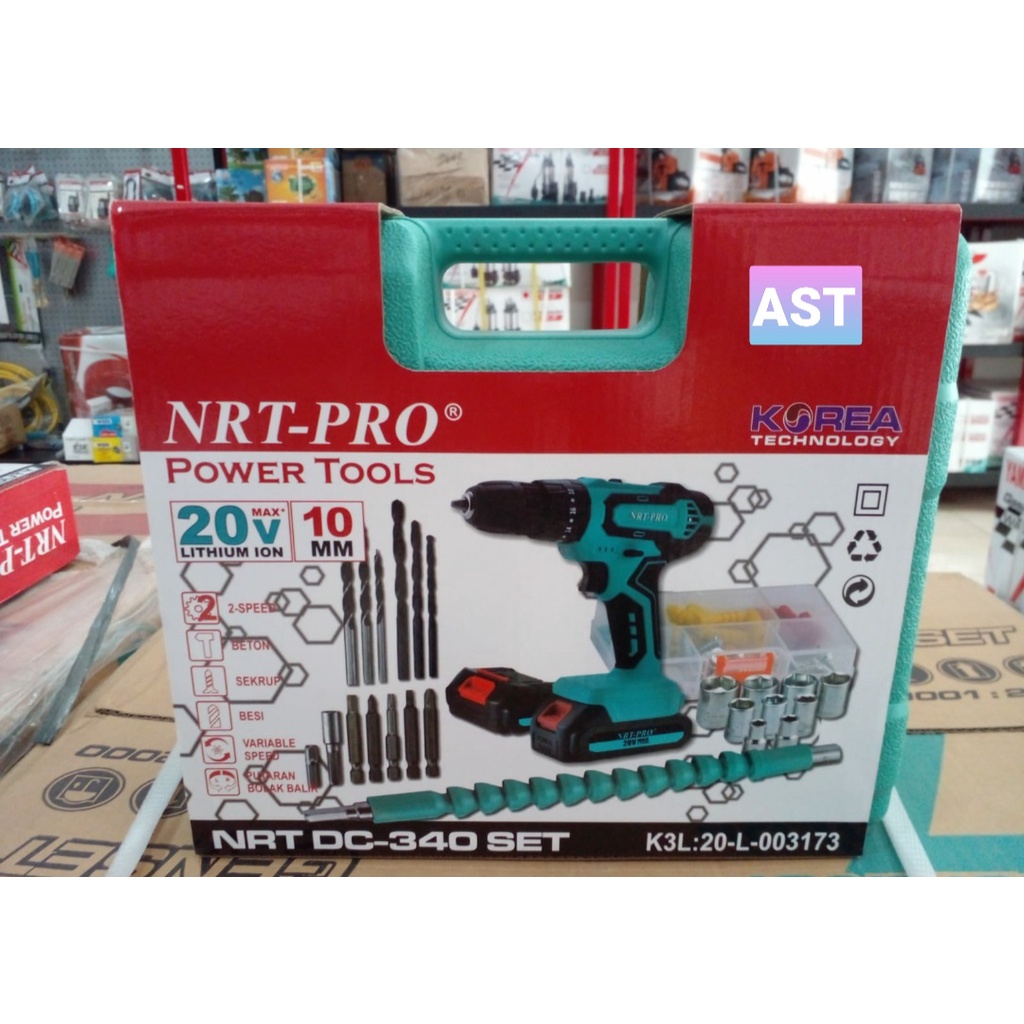 Jual BOR CHARGER/BOR CORDLESS DC 340 13MM SET - BOR BATTERY SET DC 340 ...