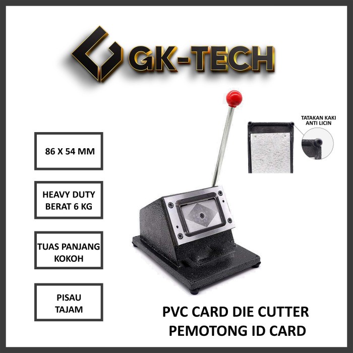 Jual Art Alat Potong Id Card / Plong Id Card / Pvc Card Cutter Gk-Tech ...