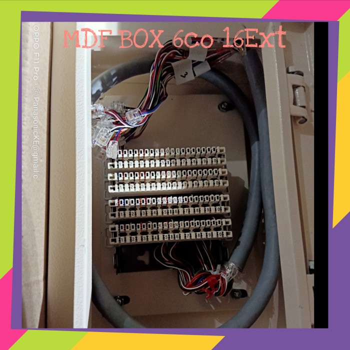 Jual Kabel Konektor Mdf Box Pabx Kx-Tes824 6Line 16Ext | Shopee Indonesia