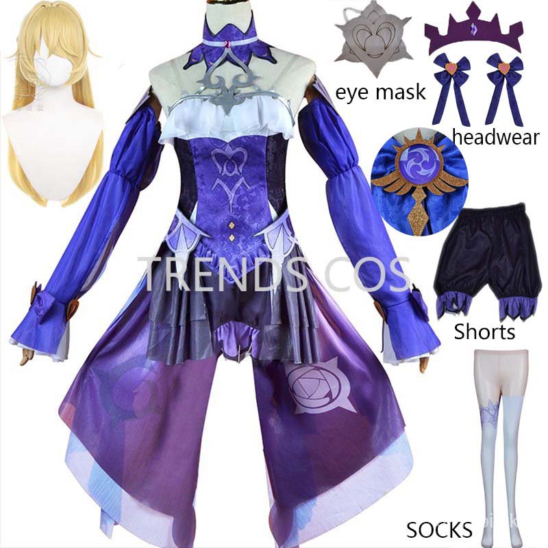 Jual Permainan Genshin Dampak Fischl Cosplay Kostum Fischl Ein