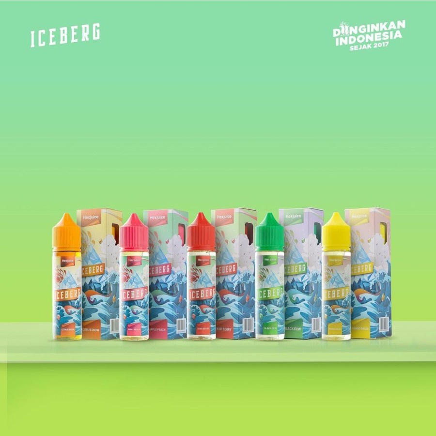 Jual Premium Liquid Iceberg 60ML Ice Berg By HEX Juice | Shopee Indonesia