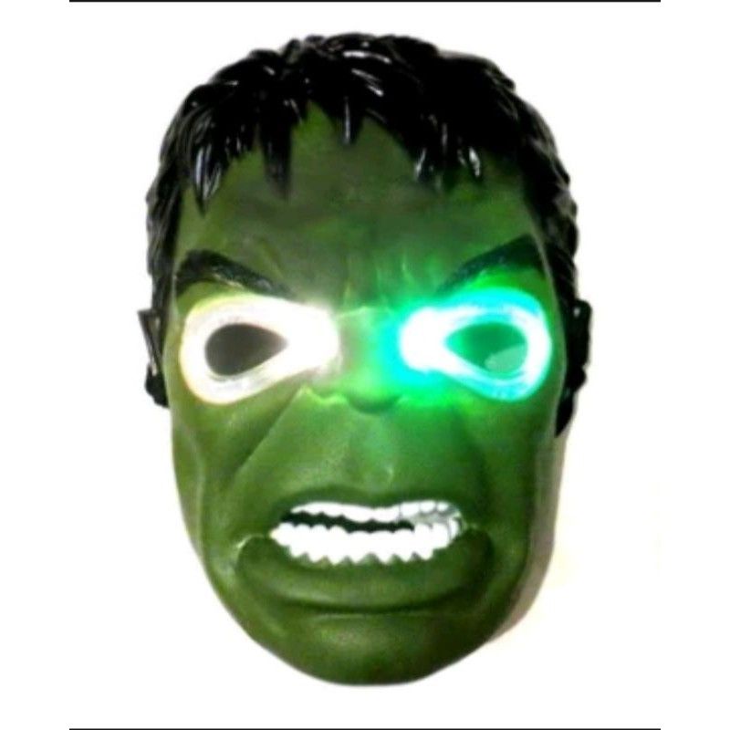 Jual topeng hulk led topeng super hero the avengers hulk led | Shopee ...