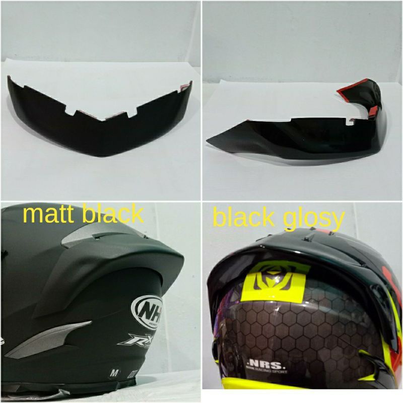 Jual spoiler NHK RX9 3d free stiker visor 1 set | Shopee Indonesia