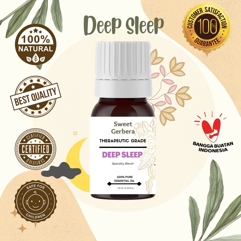 Jual 10 ML | Sweet Gerbera Deep Sleep Essential Oil Drop Tetes Anti ...