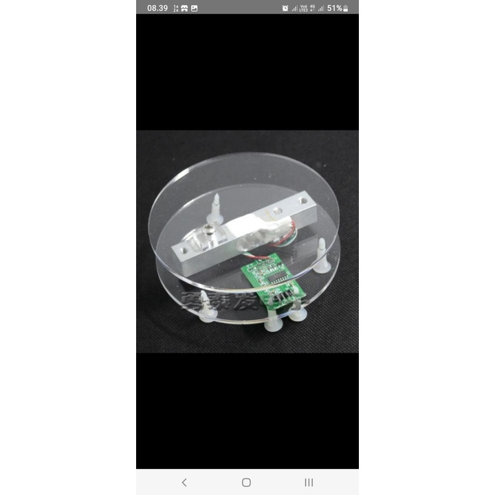 Jual KIT Loadcell - Load Cell Module HX711 + Acrylic | Shopee Indonesia