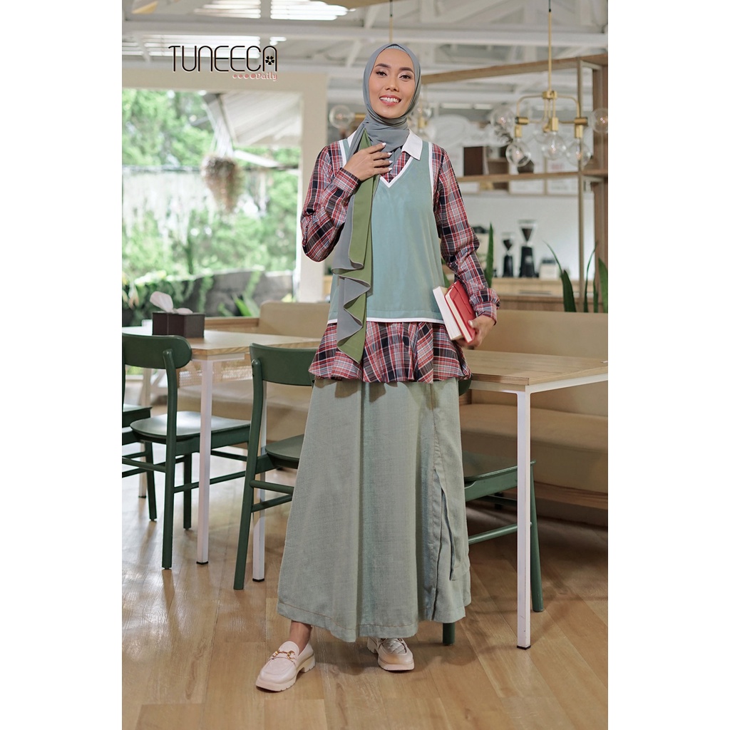 Jual TUNEECA DAILY KEMEJA Helena - D-0422002 I Kemeja Wanita Kasual ...