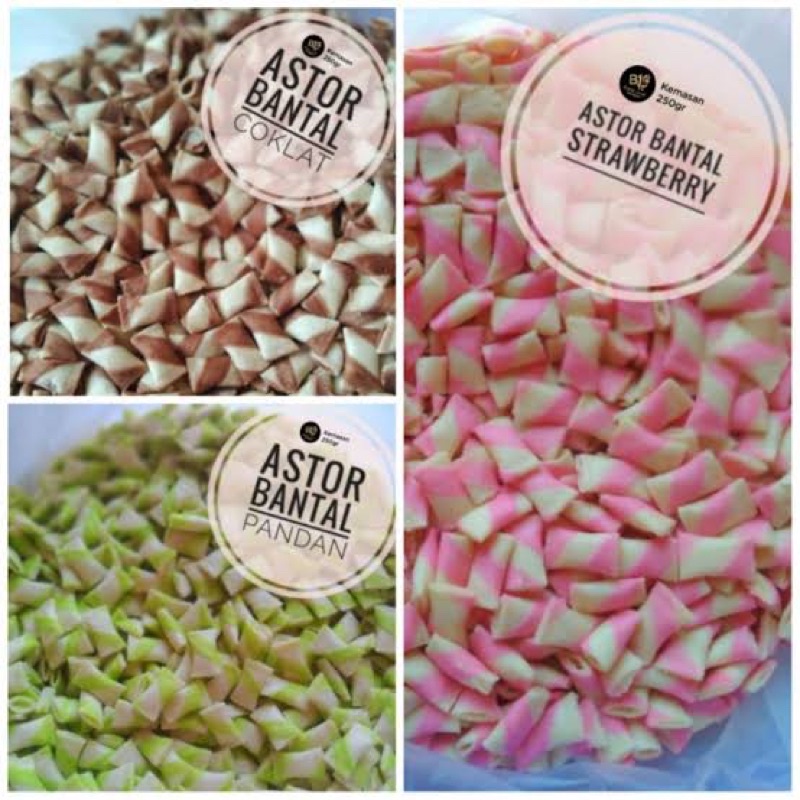 Jual ASTOR PILLOW / WAFER BANTAL 200gr (COKLAT / STRAWBERRY / PANDAN ...