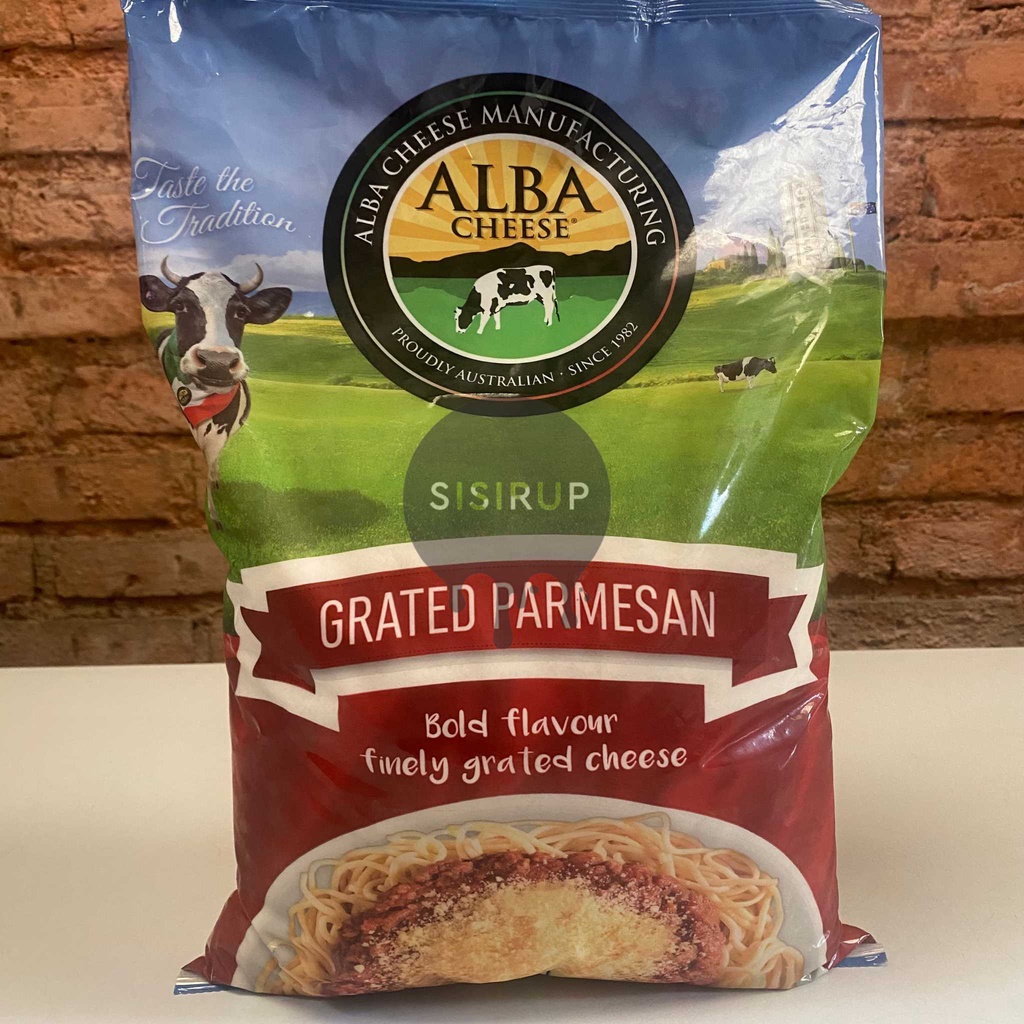 Jual Alba Grated Parmesan 100 gram / Parmesan Bubuk / Parmesan Powder ...
