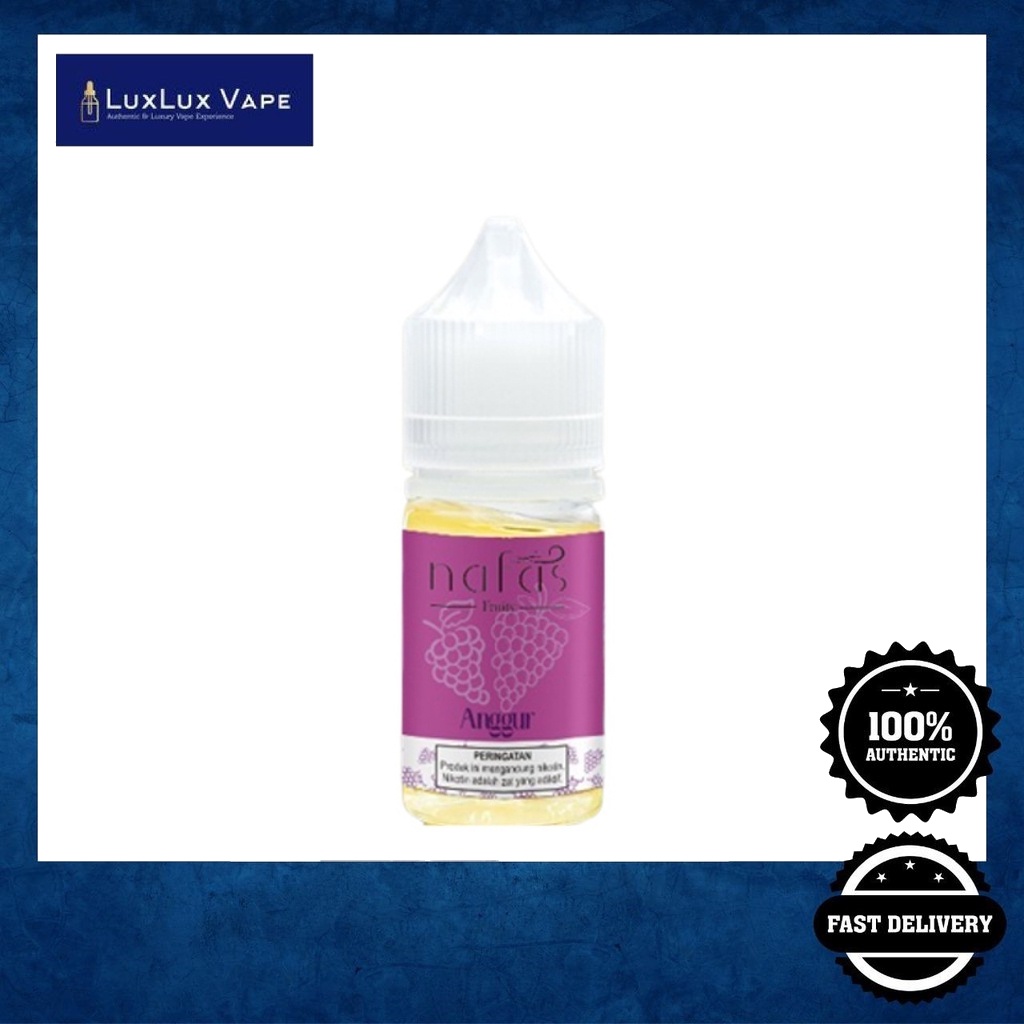 Jual NAFAS ANGGUR PODS FRIENDLY 30ML AUTHENTIC by EJM | Shopee Indonesia