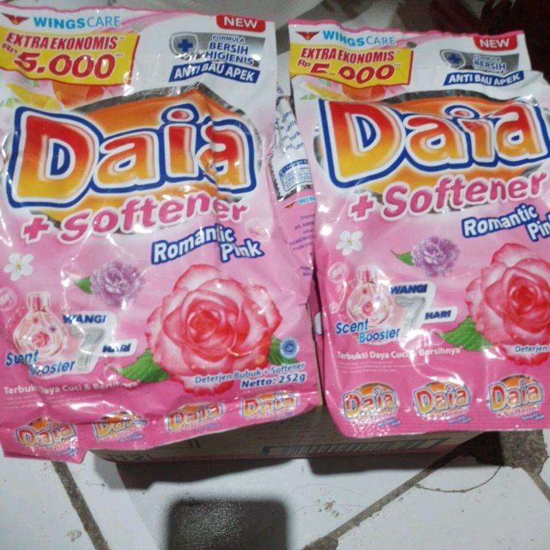 Jual Daia + softener Romantic Pink 245g | Shopee Indonesia
