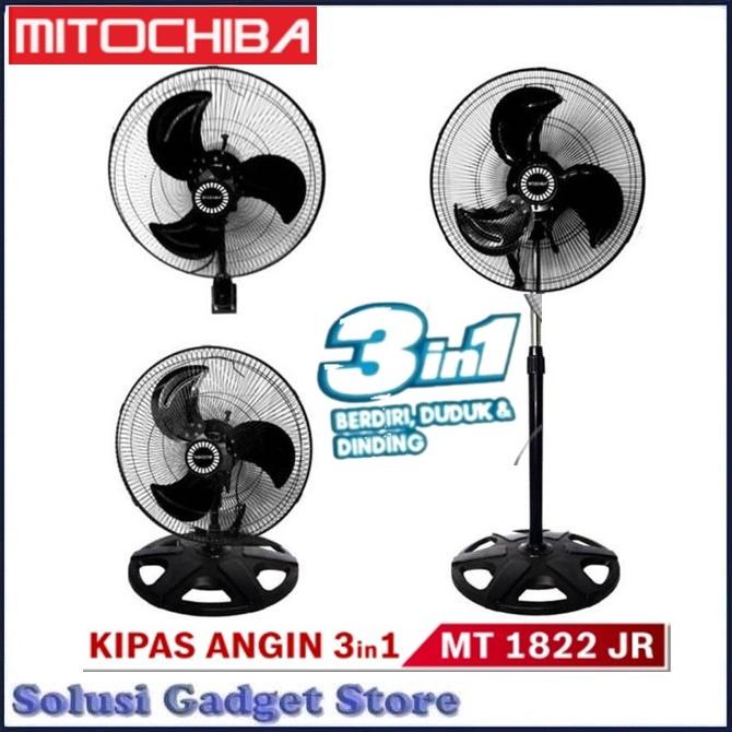 Jual MITOCHIBA Kipas Angin Besi Tornado 18 Inchi 3 In 1 City Fan 1822 J - G | Shopee Indonesia