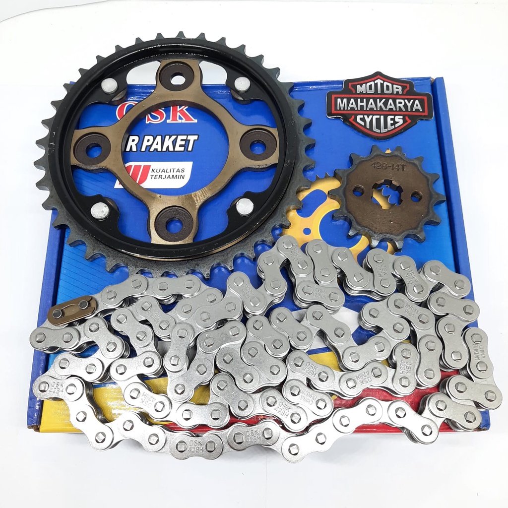 Jual GEARSET RANTAI PAKET GIRSET GIR PAKET SPROKET HONDA REVO ABSOLUTE ...