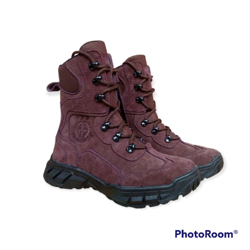 Jual SEPATU PDL KEJAKSAAN COKLAT TUA TALI BIASA SOLE WB | Shopee Indonesia